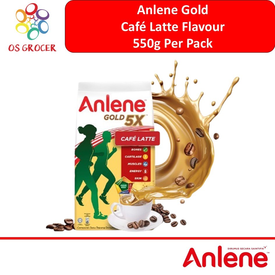 Anlene Gold Cafe Latte flavour 550g | Shopee Malaysia