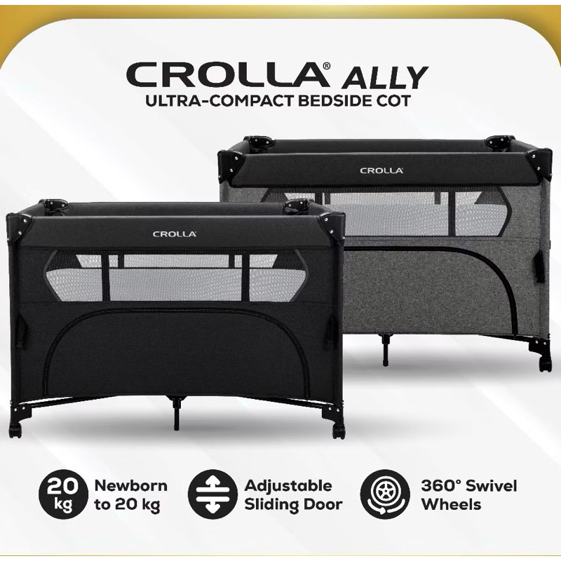 Crolla Ally Baby Playpen Bed (Upgraded) | Shopee Malaysia