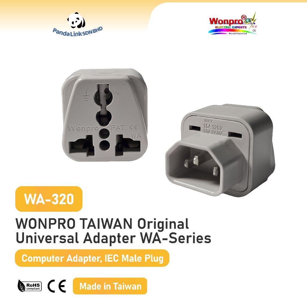 WONPRO WA-320 Taiwan Original Universal Adapter WA-Series (Computer ...