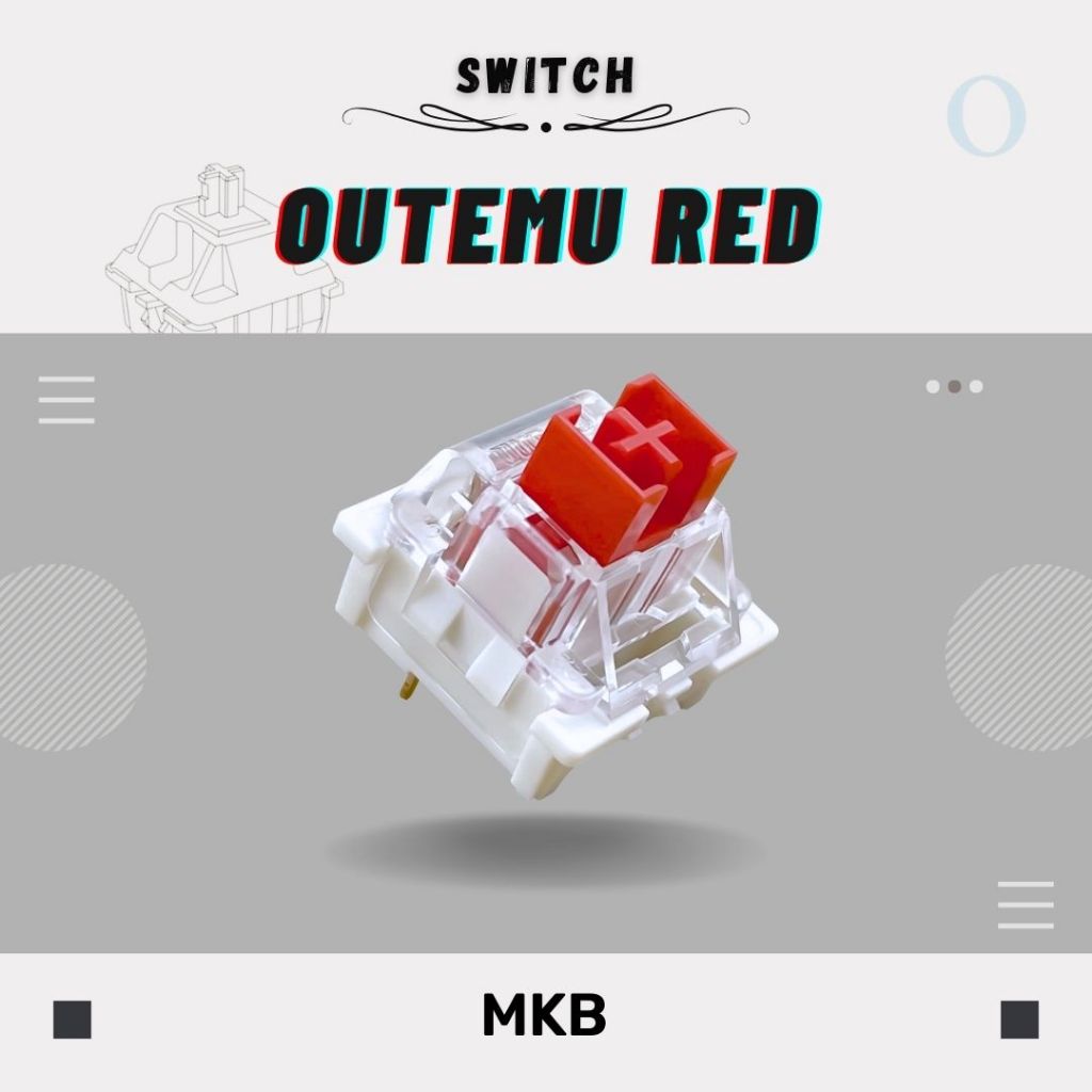 Outemu Red Linear Switch for Mechanical Keyboards | Shopee Malaysia