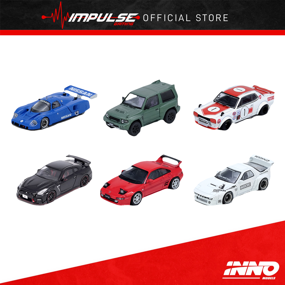 [PREORDER] Inno64 1:64 Nissan R89C / Mazda RX7 / Skyline 2000 KPGC10 ...