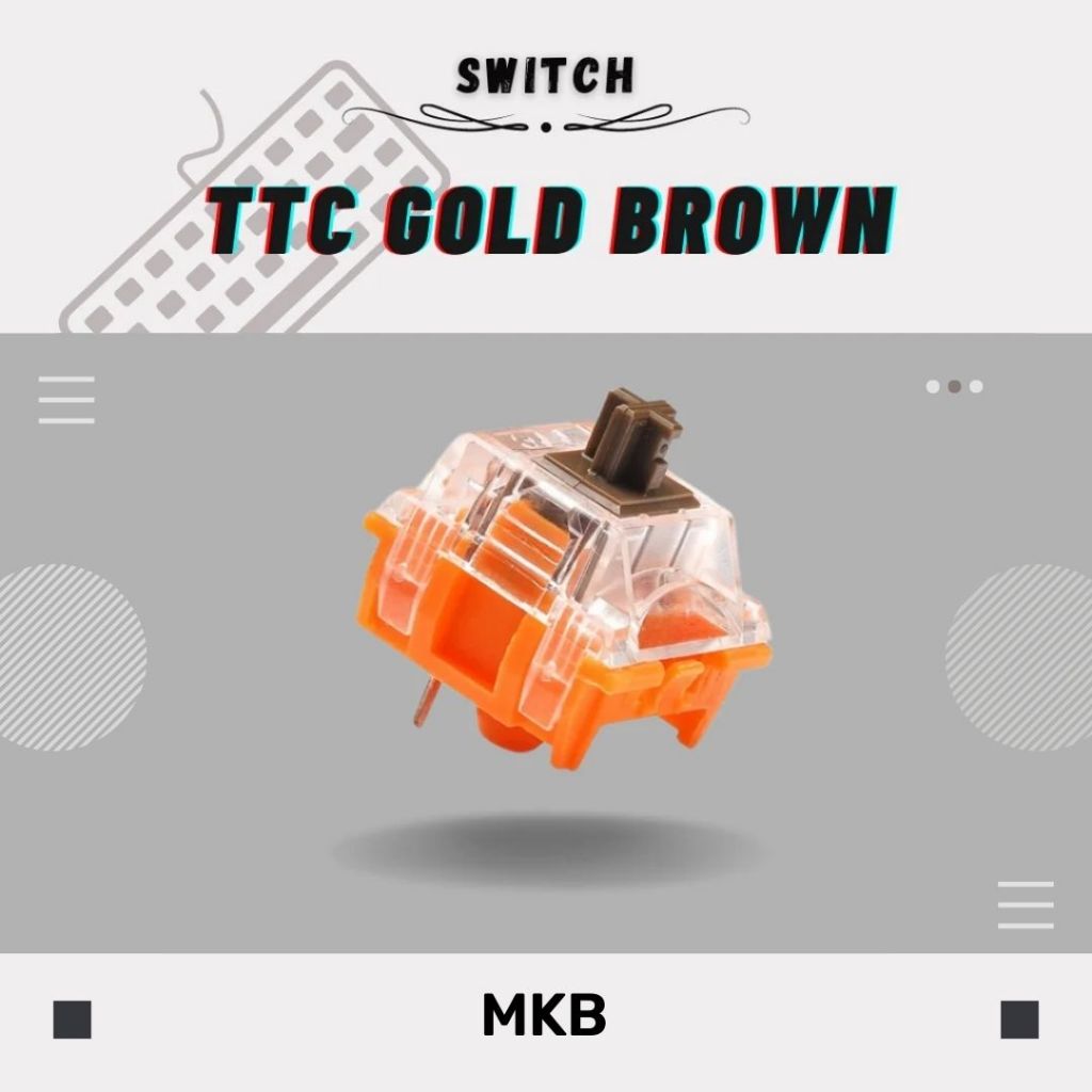 TTC Gold Brown V3 Tactile Switch for Mechanical Keyboards | Shopee Malaysia