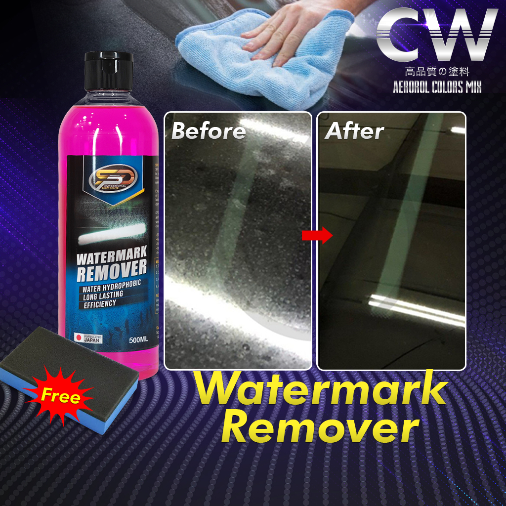 [ Car Glass Watermark Remover 300ML ] SPD Japan Formula Car Water Stain ...