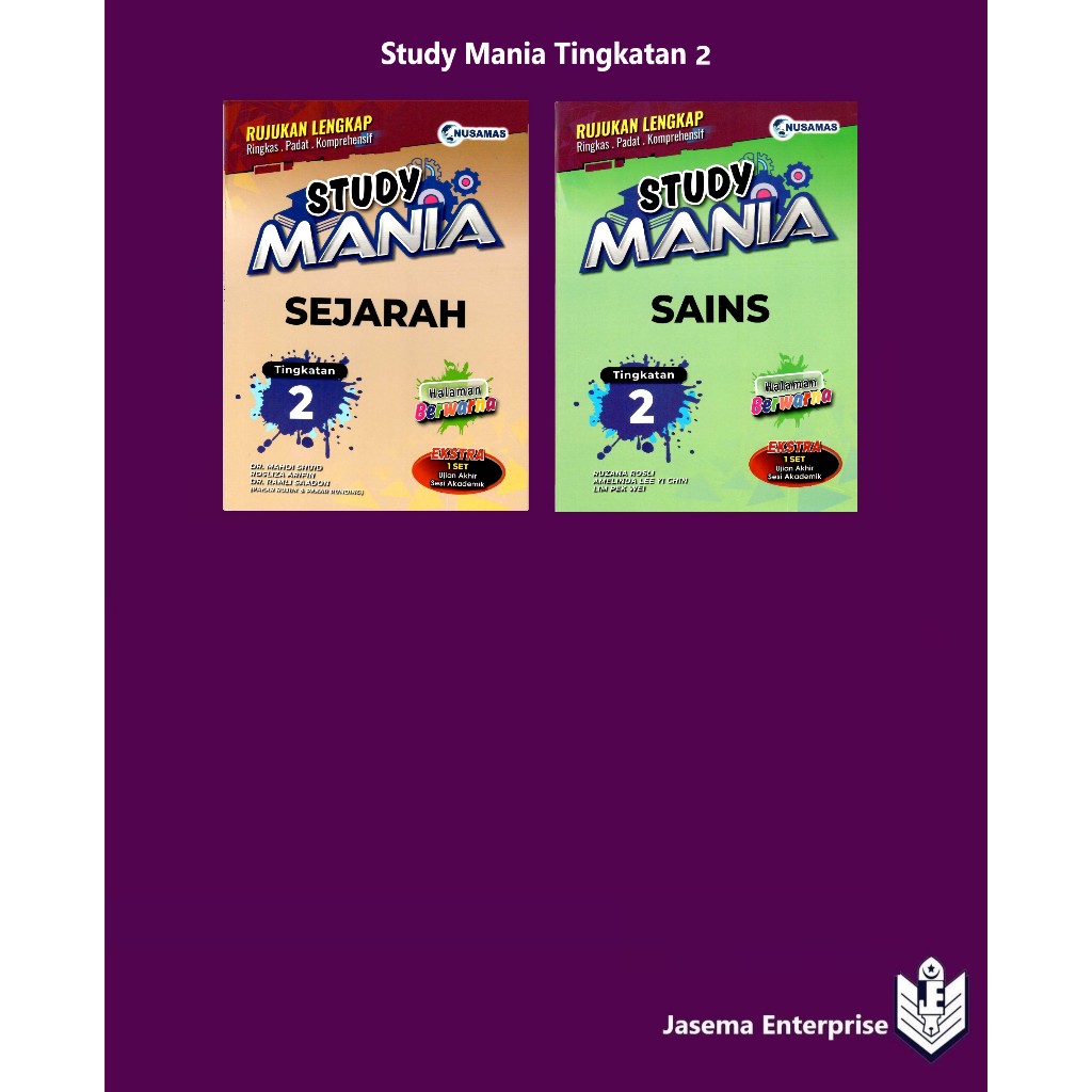 Study Mania Tingkatan 2 Sejarah | Sains | Shopee Malaysia