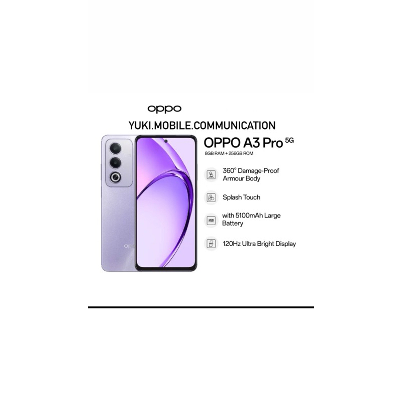 (NEW UNIT) OPPO A3 PRO 5G 8GB+256GB ROM NEW UNIT ORIGINAL PRODUCT ...