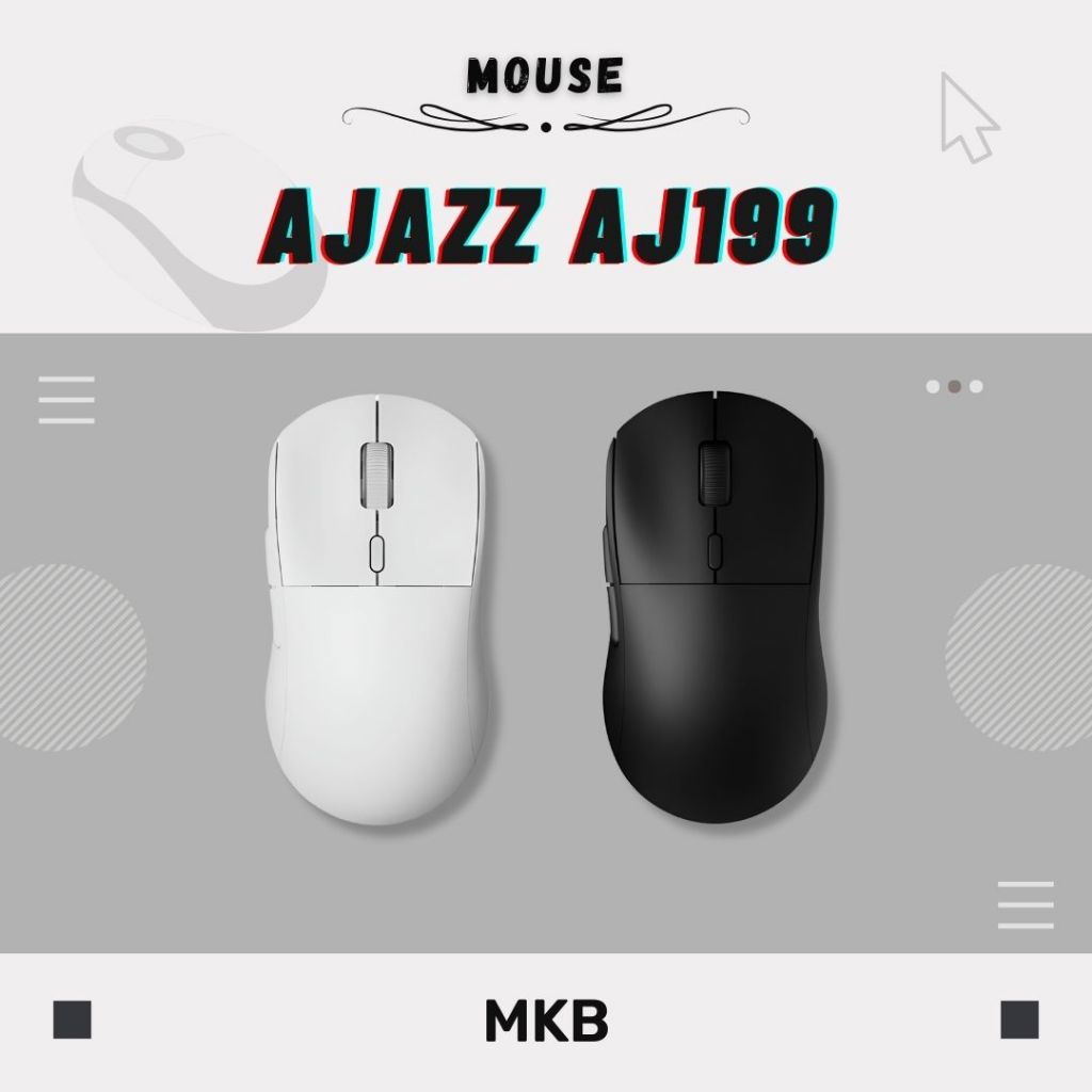 Ajazz AJ199 Wireless Dual-Mode Connection Lightweight Gaming Mouse ...