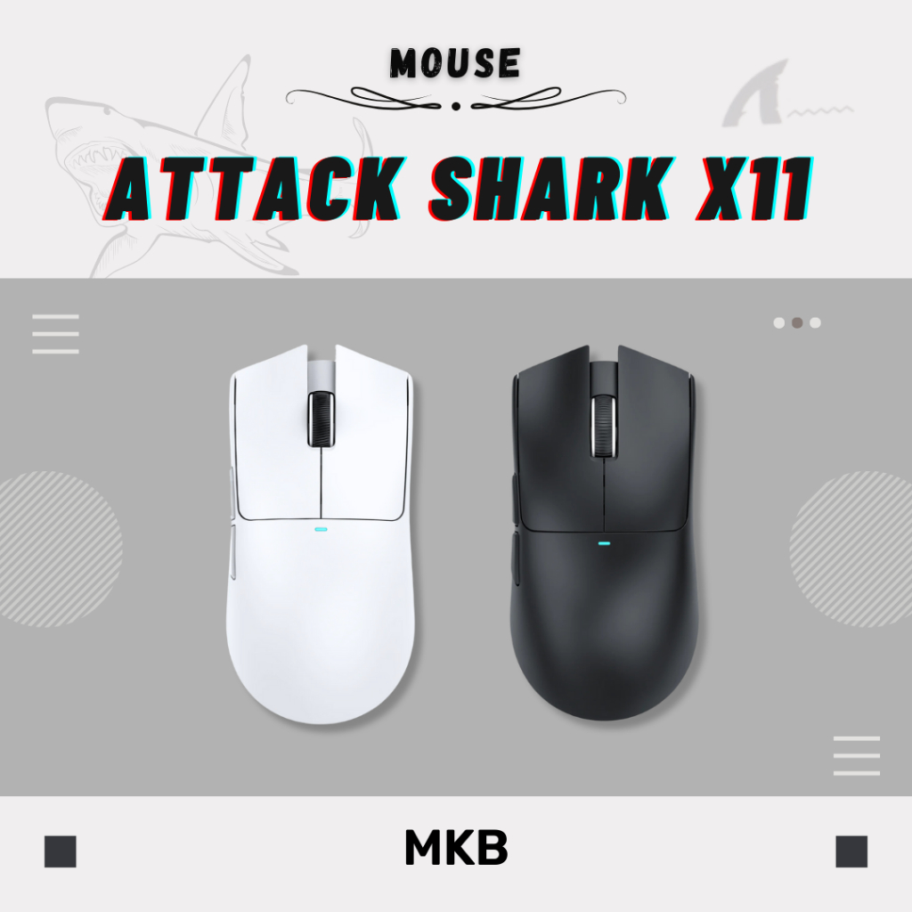 Attack Shark X11 Lightweight RGB Programmable Wireless Gaming Mouse ...
