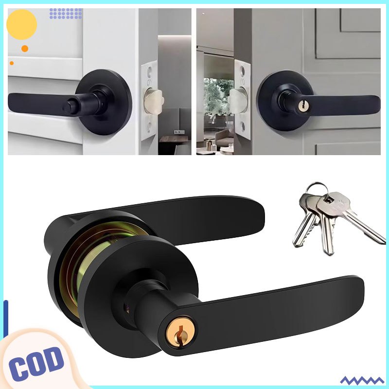 25-45mm Door Lock Set Tubular lever entrance door lock knob set room ...