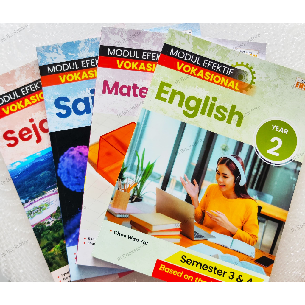 [Penerbit Ehsan] Modul Efektif Vokasional Tahun 2 - Semester 3&4 | Shopee Malaysia