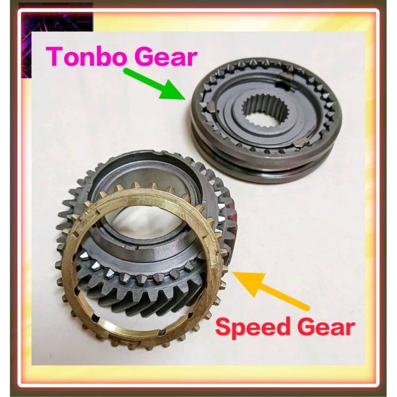 Tonbo Gear & 5 Speed Gear Wira 1.3/1.5cc (with copper washer) | Shopee ...