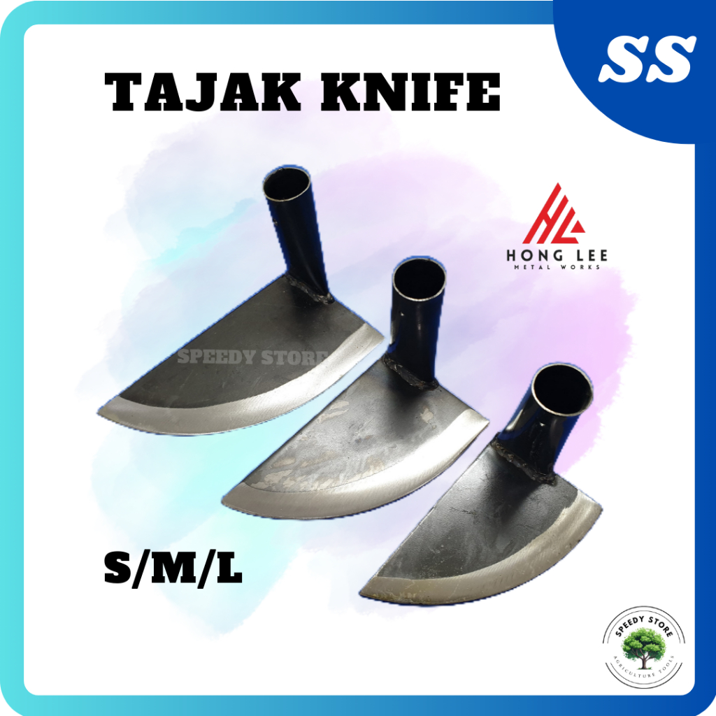 Hong Lee Tajak Besi / Tajak Penggali tanah / Tajak Knife / Tajak Rumput ...
