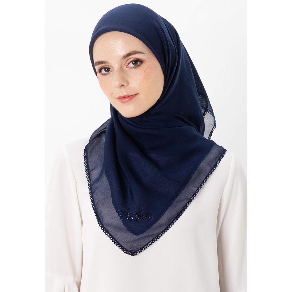 Kashkha Cotton Crochet Hijab | Shopee Malaysia