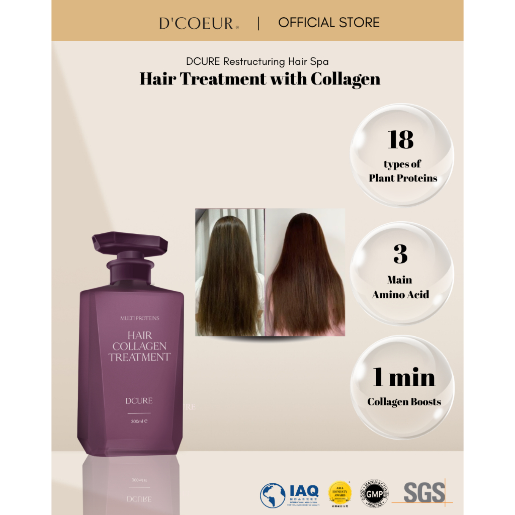 [OFFICIAL] DCURE SERIES - MULTI PROTEIN HAIR COLLAGEN TREATMENT ...