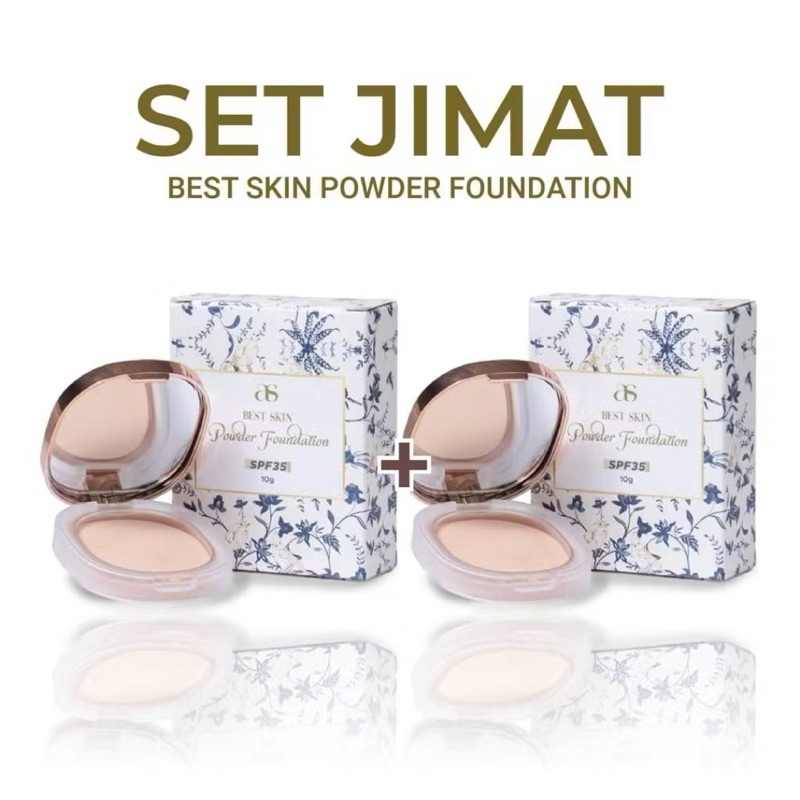 DHERBS Combo Best Skin Powder Foundition | Shopee Malaysia