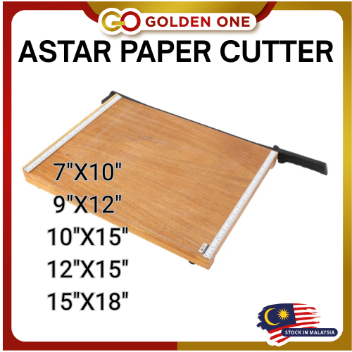 ASTAR Wooden Paper Cutter 7"X10"/ 9"X12"/ 10"X15"/ 12"X15"/ 15"X18 ...