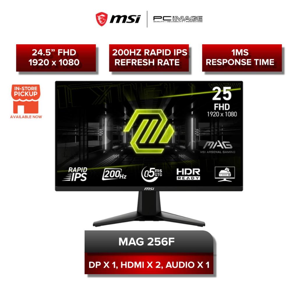 MSI MAG 255F E20 GAMING MONITOR | 24.5" | 1MS (GTG) | 200Hz | 1920 x 1080 FHD | RAPID IPS | FREE ...