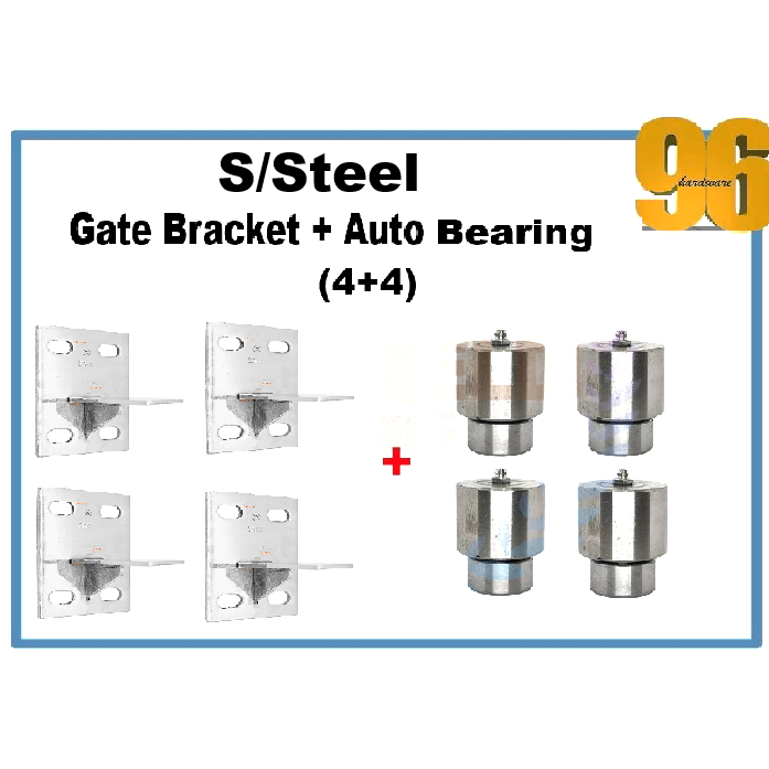 [SUS304] Auto bearing stainless steel with support bracket / main gate ...