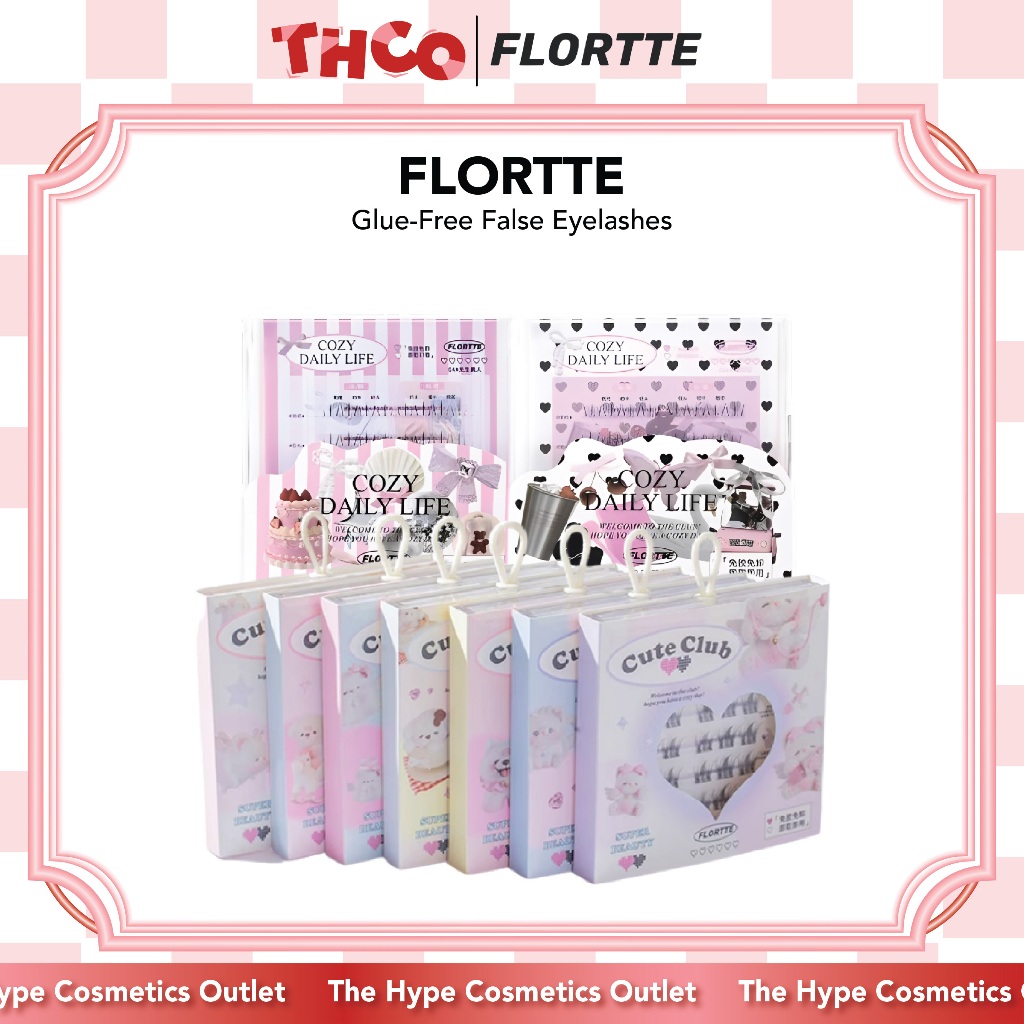FLORTTE Glue-Free False Eyelashes 花洛莉亚自粘免胶假睫毛分段式 | Shopee Malaysia
