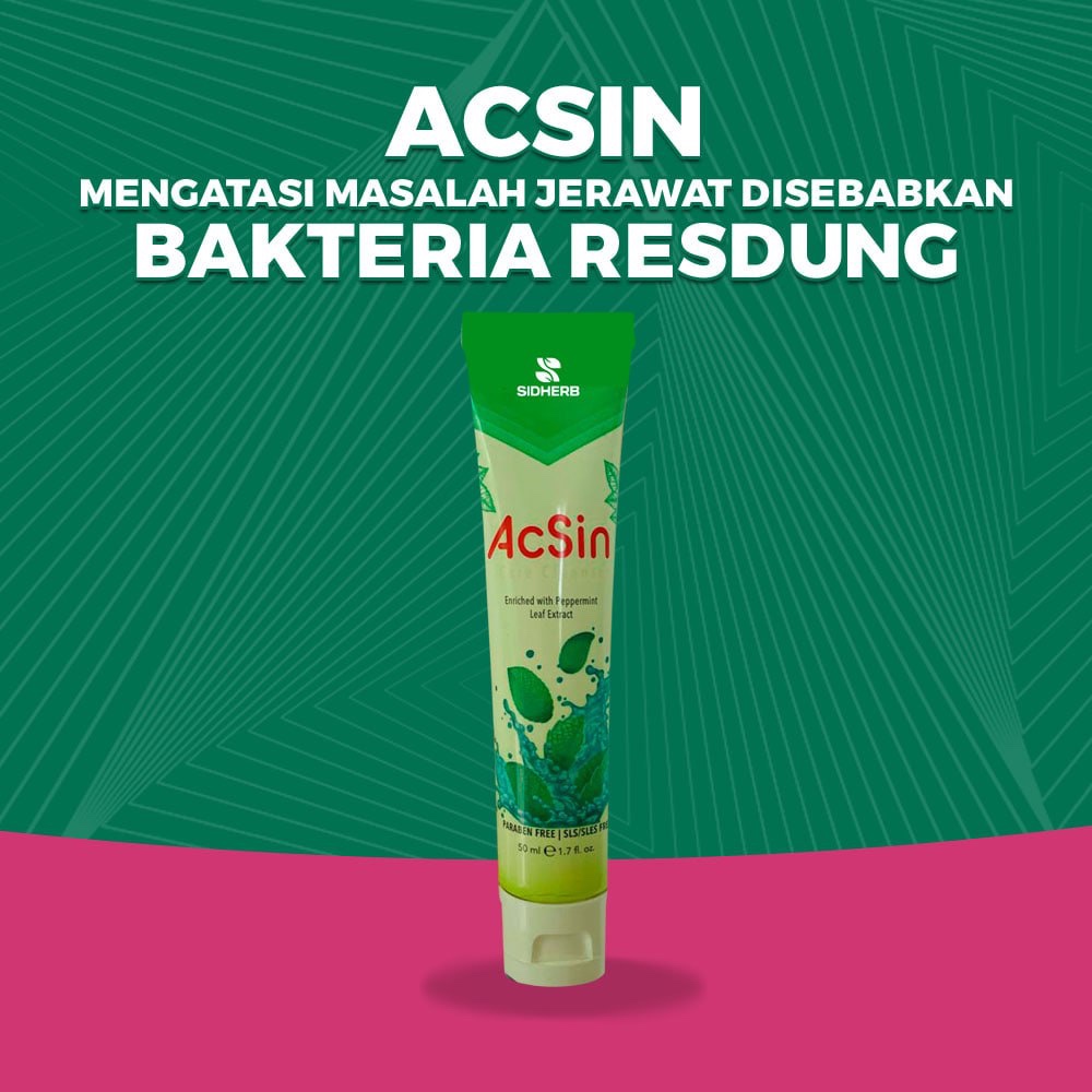Sidherb Acsin Care Cleanser | Pencuci Muka Untuk Jerawat Disebabkan ...