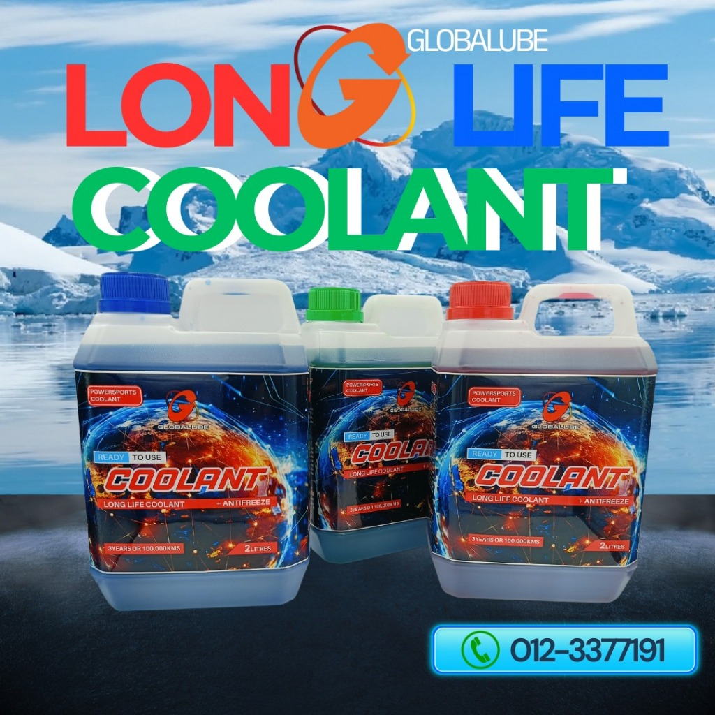 🔥GLOBALUBE🔥 LONG-LIFE COOLANT RADIATOR * PRICE FOR 2 LITRES * ( RED ...