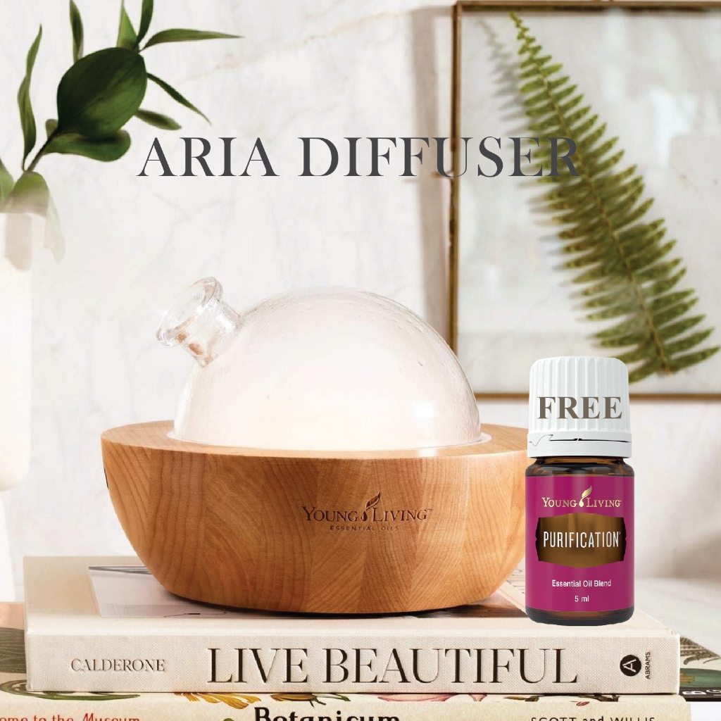 ORIGINAL ARIA Ultrasonic Diffuser Young Living | Shopee Malaysia