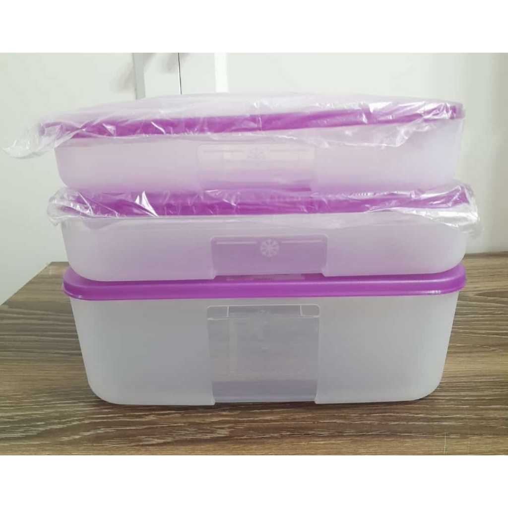 [Tupperware] Freezermate color purple size besar | [Non-Tupp] Lunch Bo ...