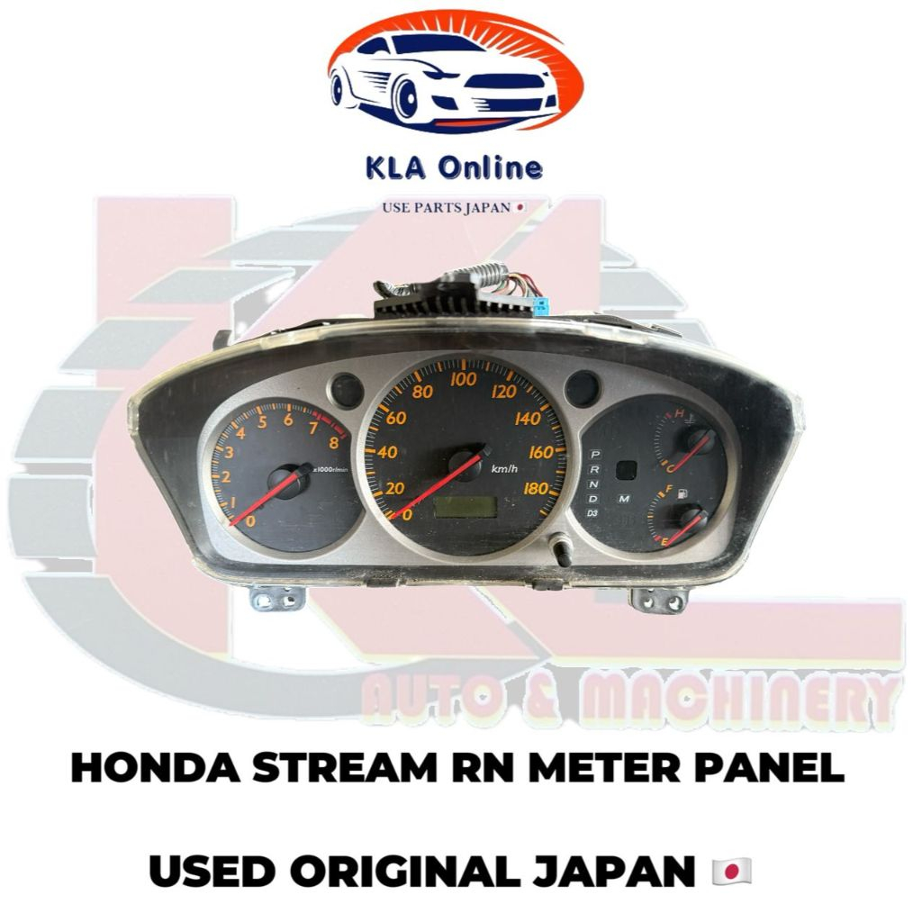 122.HONDA STREAM RN1 RN3 SPEEDO SPEED METER/METER PANEL AUTO 2.0 ENGINE ...