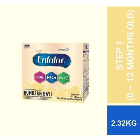 Enfalac Step 1 2.32kg ( 580g x 4) EXP :2026(new packing) | Shopee Malaysia