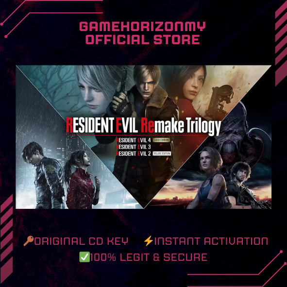 Resident Evil Remake Trilogy - PC (CD-KEY) | STEAM | Shopee Malaysia