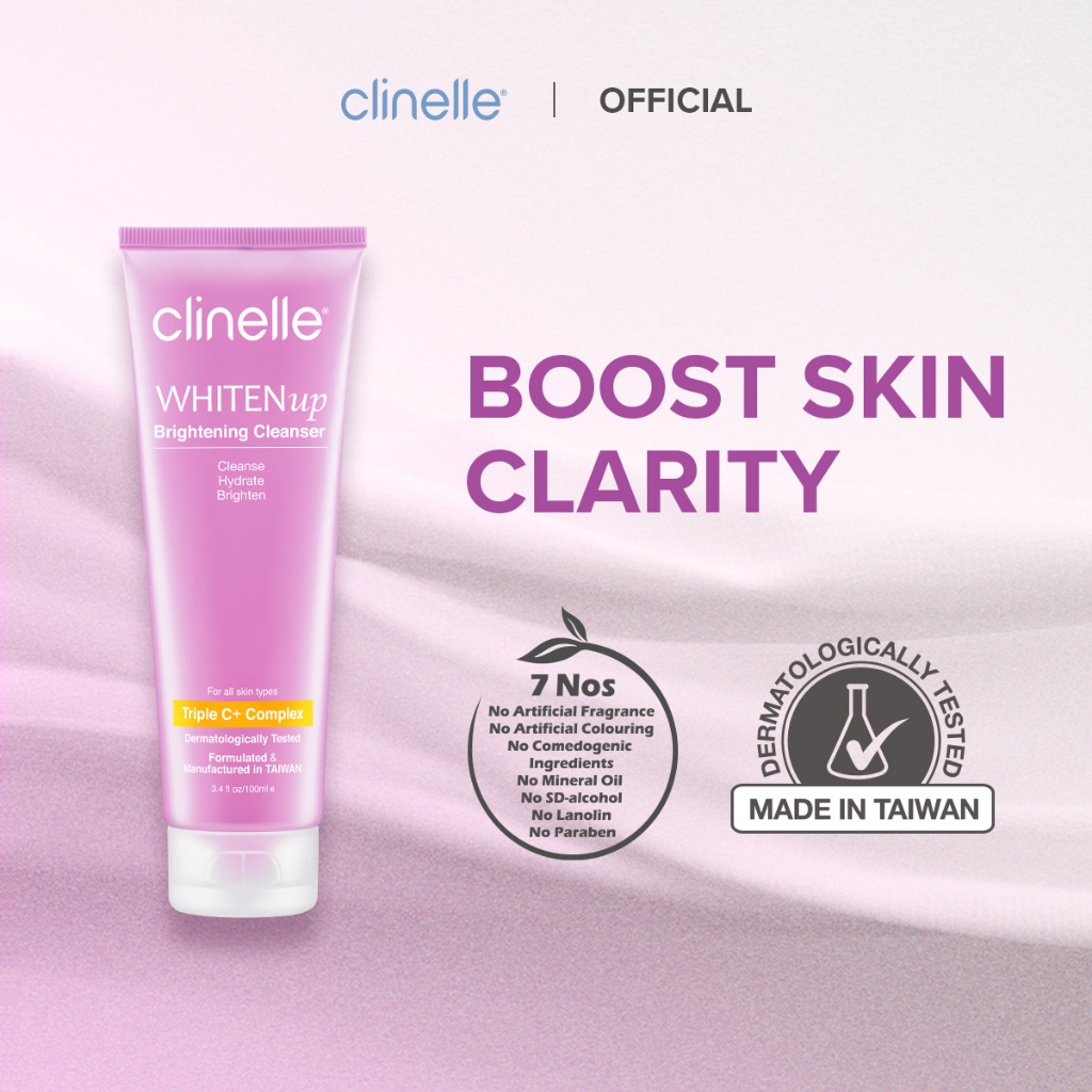 Clinelle Whitenup Brightening Cleanser 100ml - Brighten Skin Tone ...