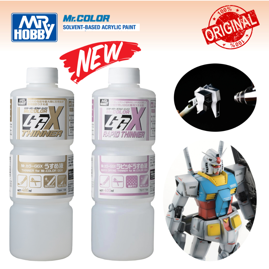 Mr Hobby Thinner T204/T217 Mr Colour GGX Rapid Thinner 400ml Gundam ...