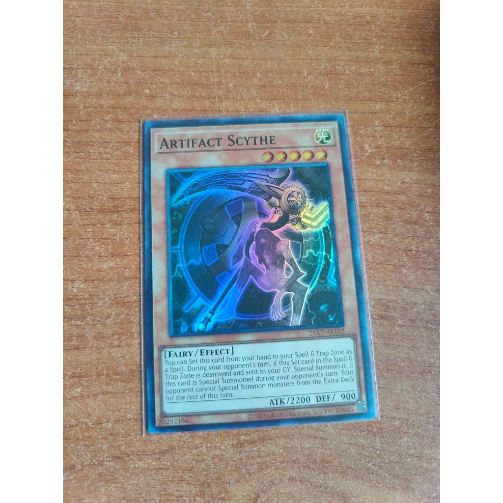 Yugioh : 25AT-AE102 Artifact Scythe (SR) | Shopee Malaysia