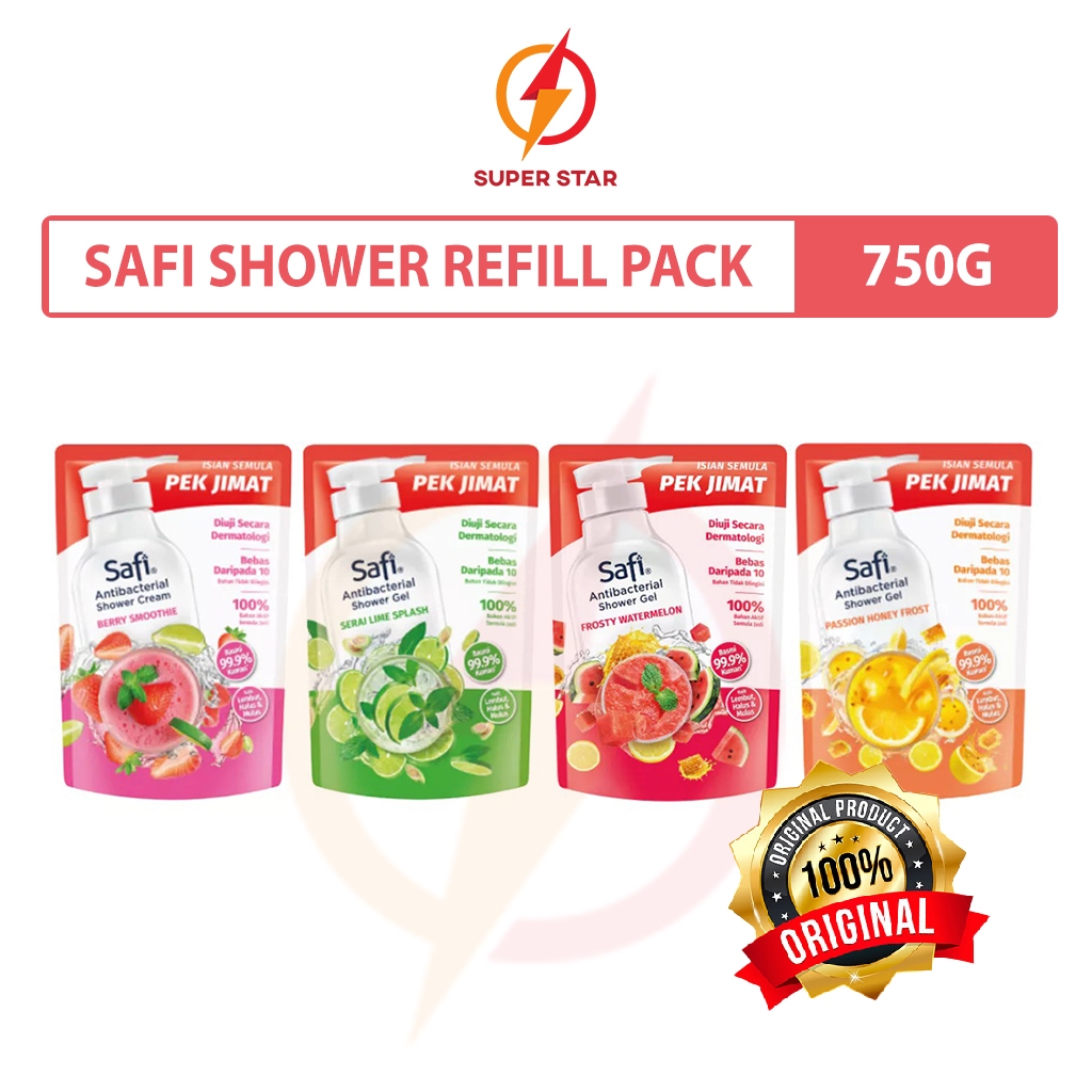 Safi Shower Cream Refill Pack 750g | Shopee Malaysia