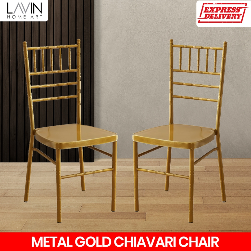 Kerusi Chiavari Besi Emas / Wedding Chair / Event / Metal Gold Chiavari ...