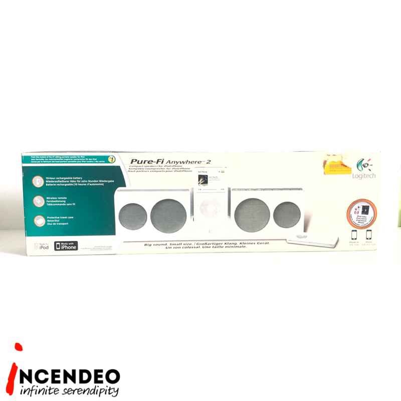 Logitech Pure-Fi Anywhere 2 Docking Speaker System | Shopee Malaysia