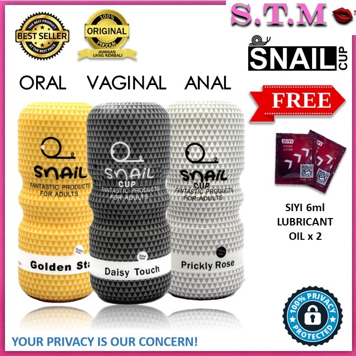 SNAIL Male Masturbator Aeroplane Cup Mouth Vagina Anal Fleshlight AV ...