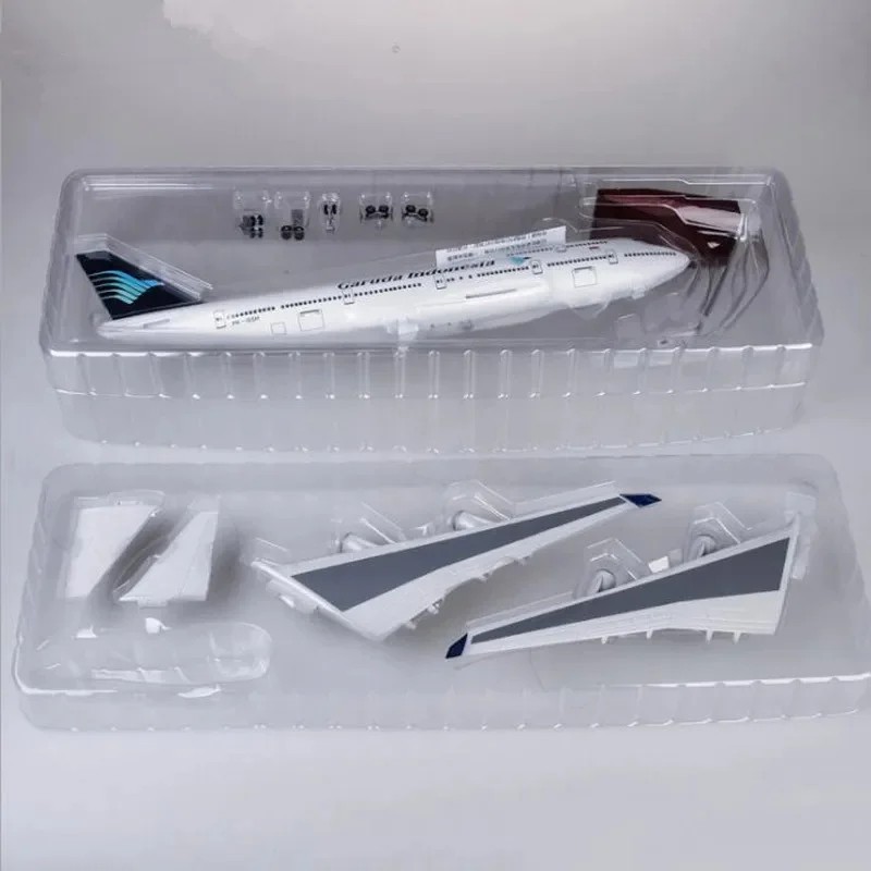 1/150 Scale 47CM Resin B747 Garuda Indonesia Airline Toy Collection ...