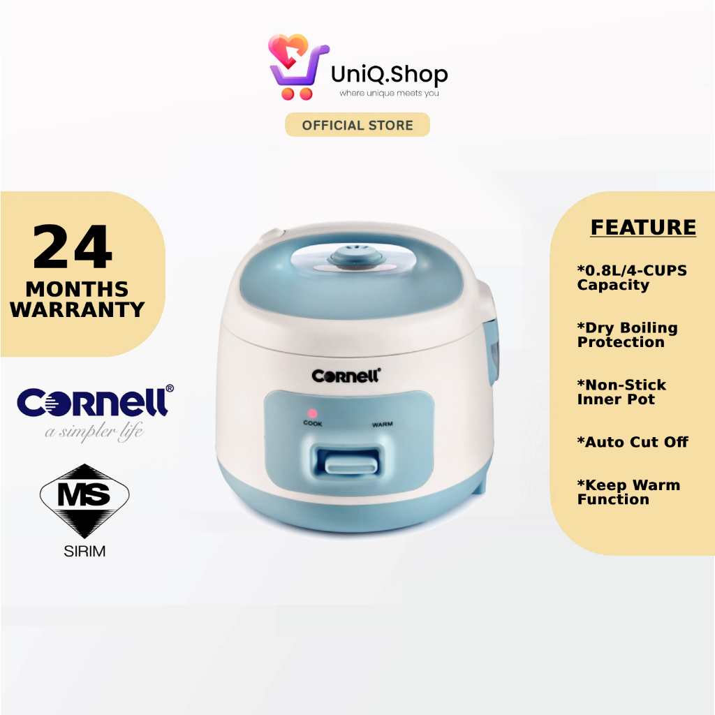 Cornell 0.8L Non-Stick Mini Rice Cooker | CSR-801 (Baby Porridge Food ...