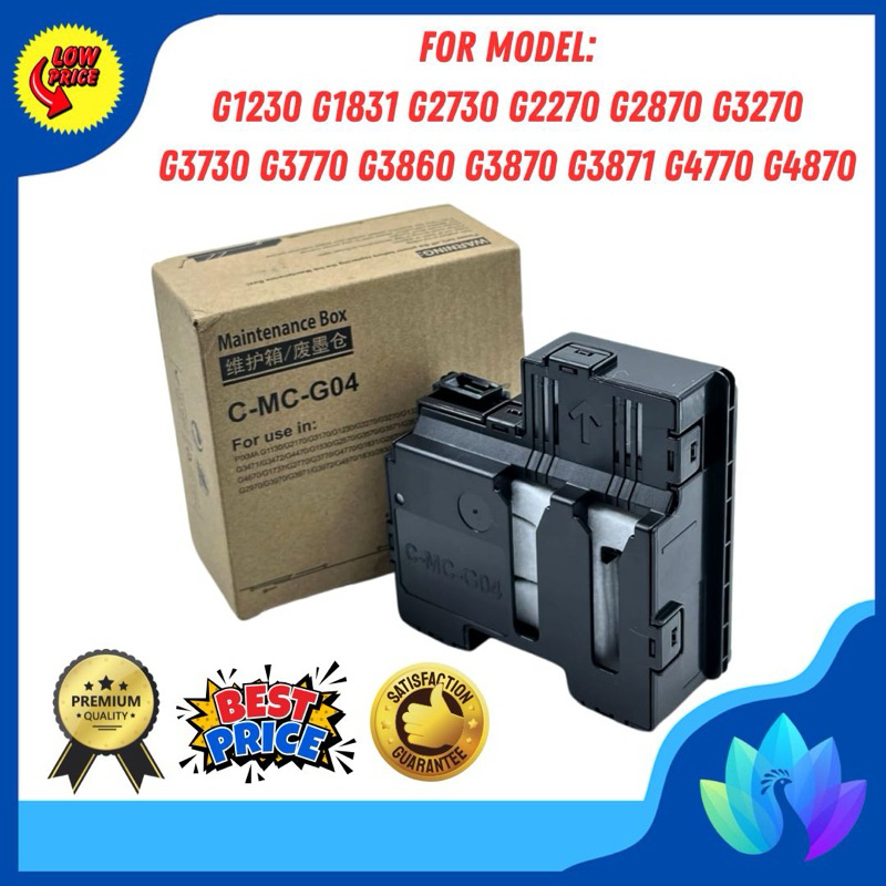 MC-G04 Maintenance Cartridge Box Canon G1230 G1831 G2730 G2270 G2870 G3270 G3730 G3770 G3860 ...