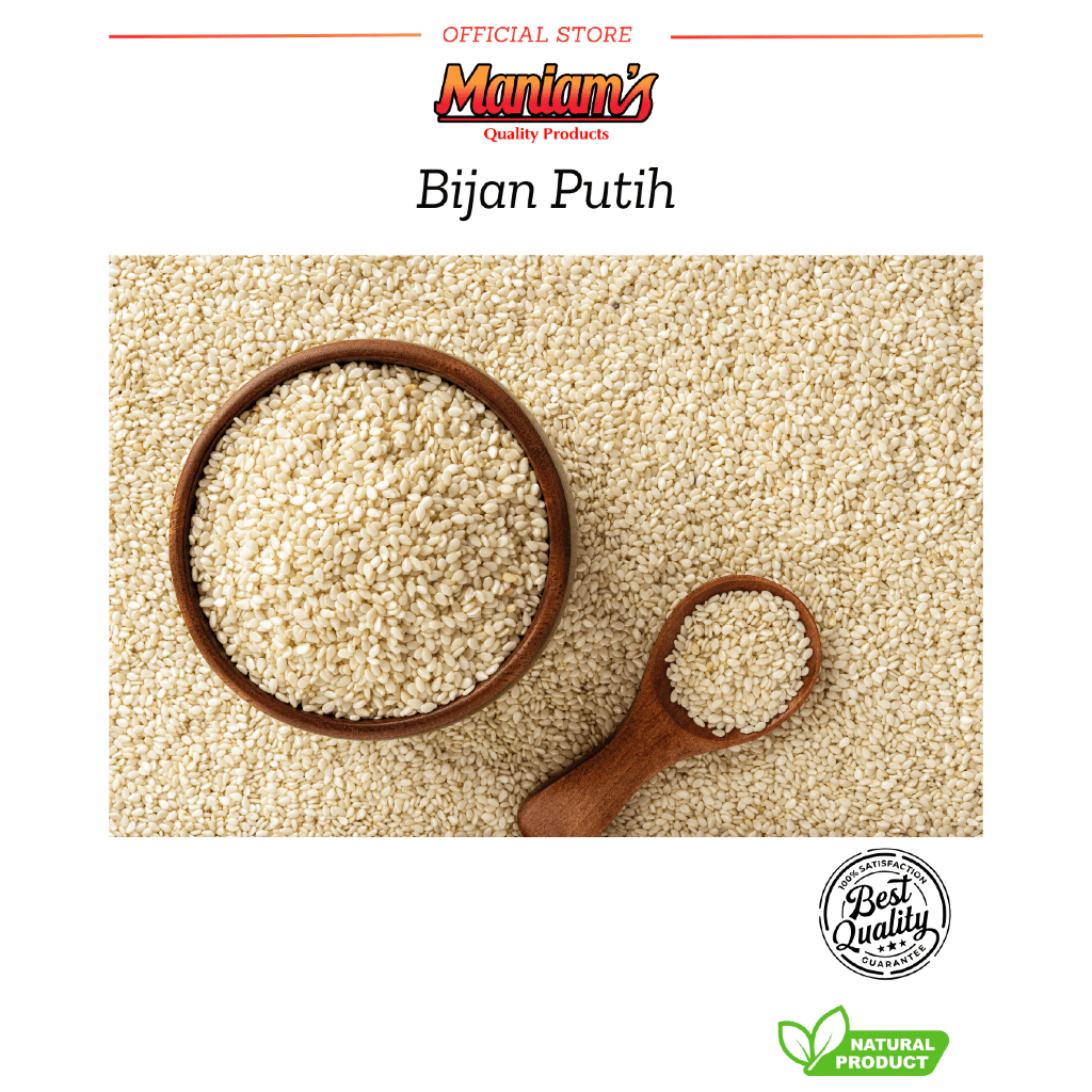 Bijan Putih / Sesame Seeds - 500g/1kg | Shopee Malaysia
