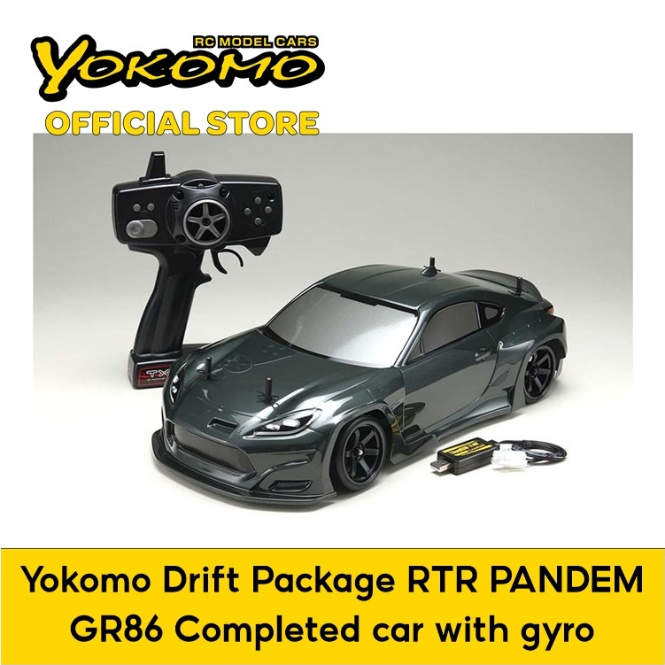 Yokomo Drift Package RTR PANDEM GR86 Completed car with gyro for remote ...
