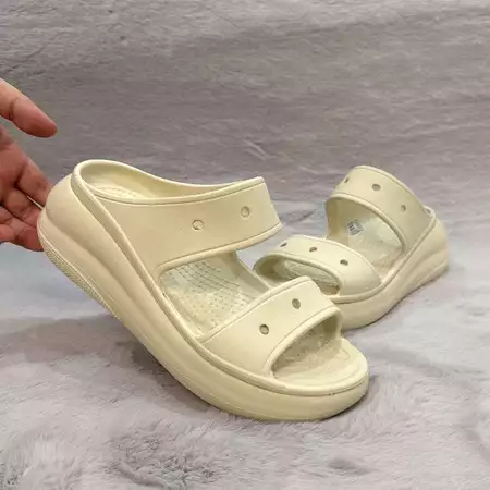 UNISEX CLASSIC CLOG Crocs Slippers CLASSIC PLATFORM CLOG Thick Soled ...