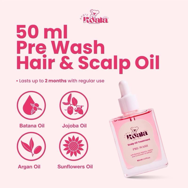 Angry Koala 50ML scalp oil Hair growth anti Thin hair | Shopee Malaysia