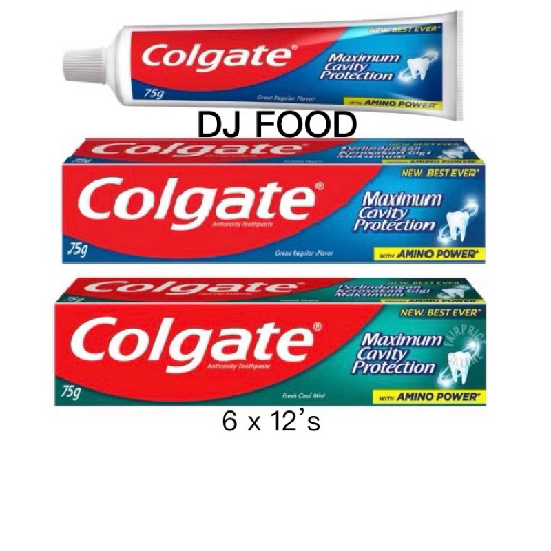 Colgate 75g Toothpaste Fresh Cool Mint / Great Regular Flavor | Shopee ...
