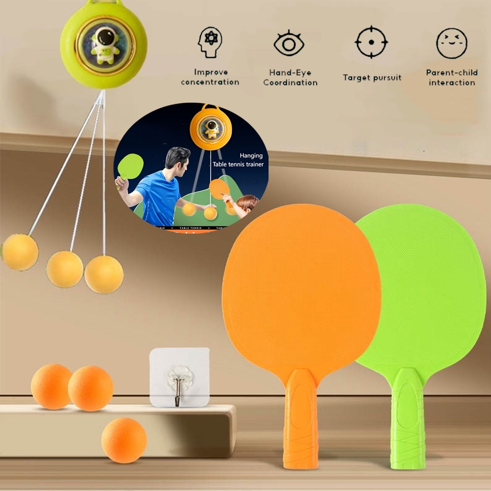 Hanging Table Tennis Trainer Children's Door Frame Room Fun Elastic ...
