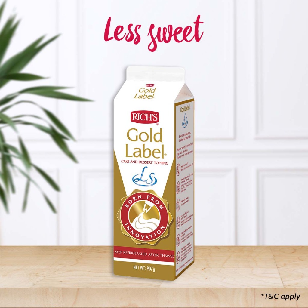 Rich's Gold Label Less Sweet 907g - Less Sweet [Klang Valley, Ipoh ...