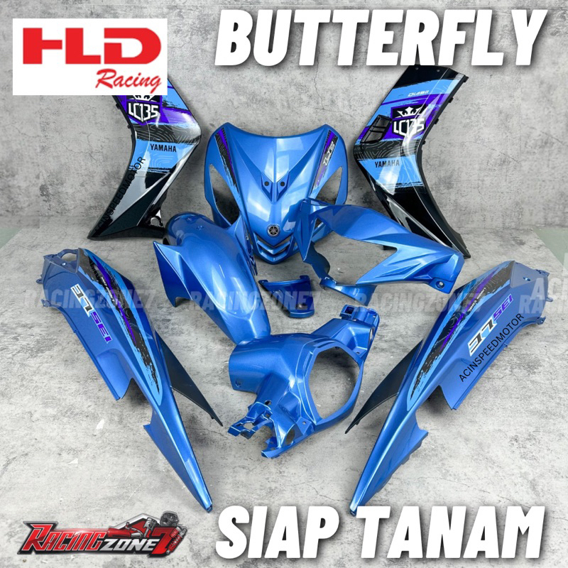 LC135 V1 BUTTERFLY COVER SET/ LC135 V1 SKY BLUE BUTTERFLY COVER SET ...