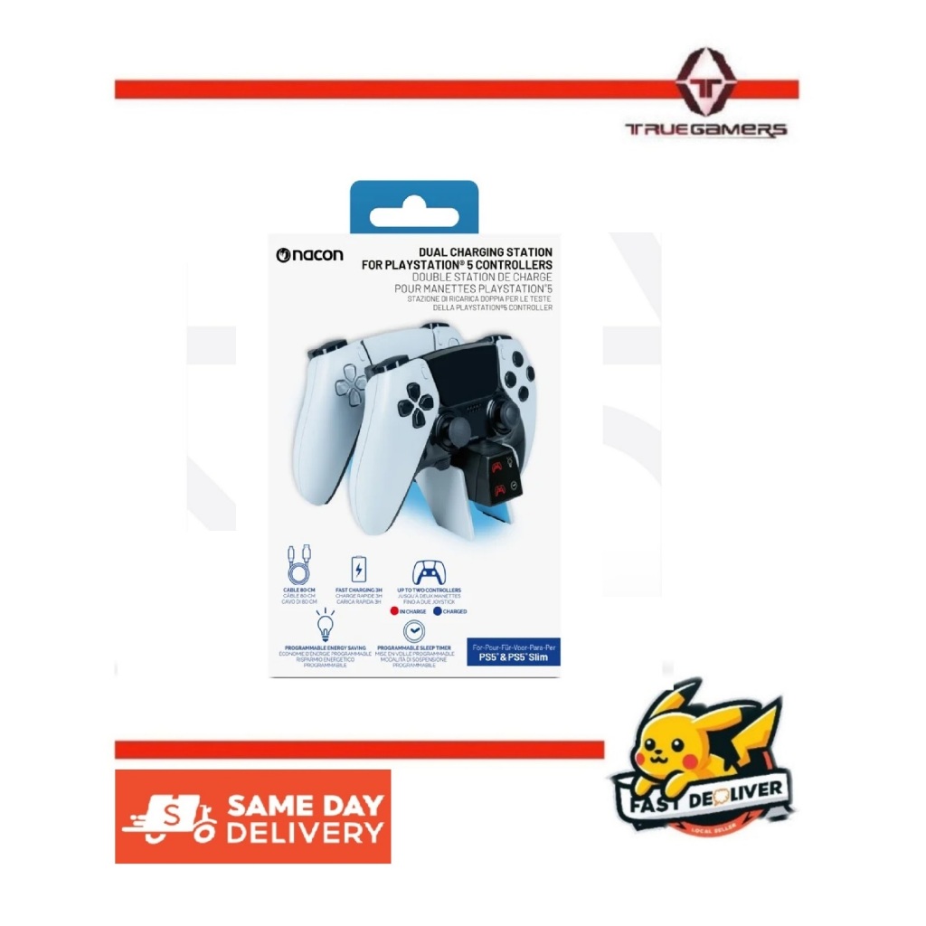 PS5 PLAYSTATION 5 SONY Licensed Premium NACON Ds5 Dual Dualsense 5 ...