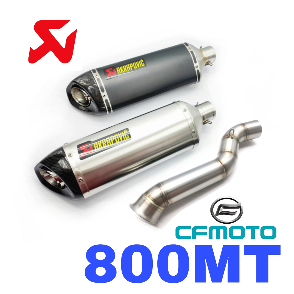 Design Akrapovic Exhaust CFMoto 800MT Ekzos Short Slip on Tabung ...