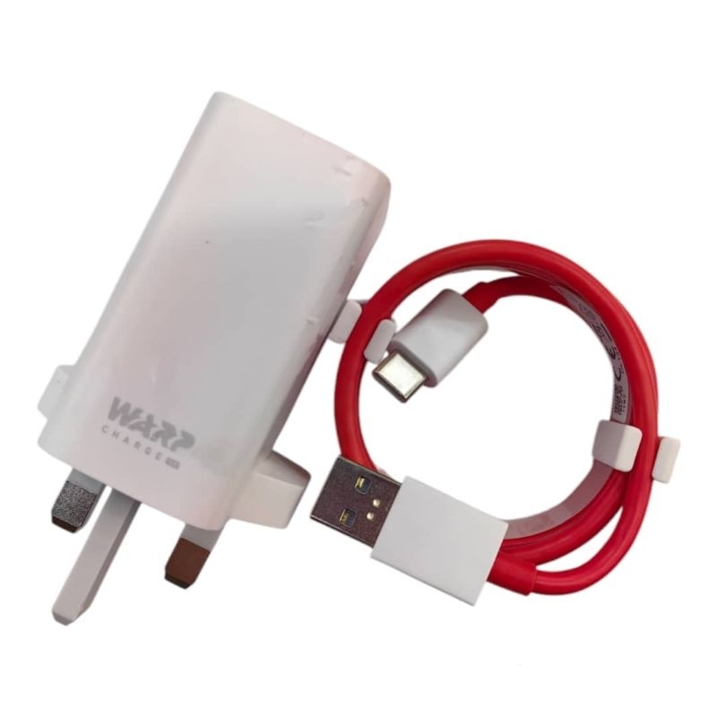 Oneplus 7t 8t 30W Fast Charger Power Adapter With Type C USB Cable For ...